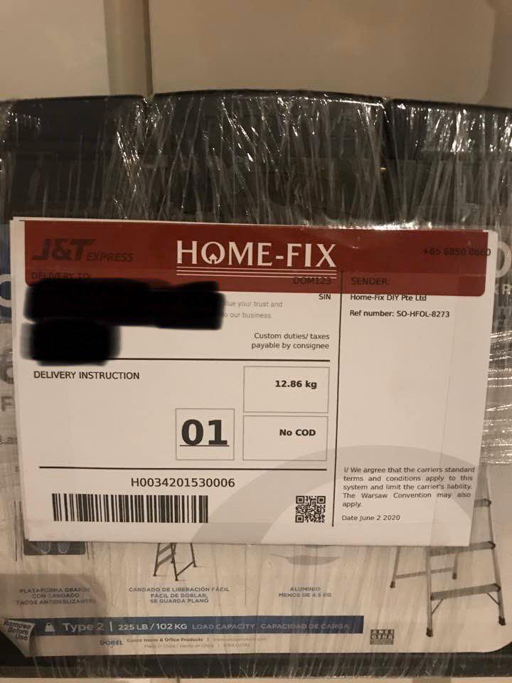 5 step Home Fix ladder unpacked, Furniture & Home Living, Furniture ...