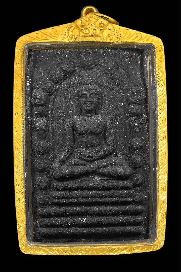 Thai Amulet - Rare Phra Phuttha Sihing Nur Dam BE2530 (70-80% Thai Gold ...