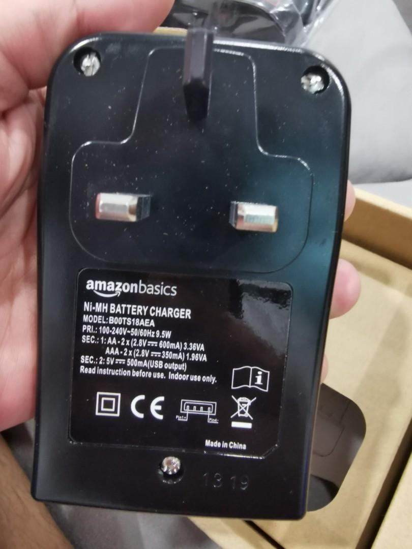 Amazonbasics batteries charger, Everything Else on Carousell