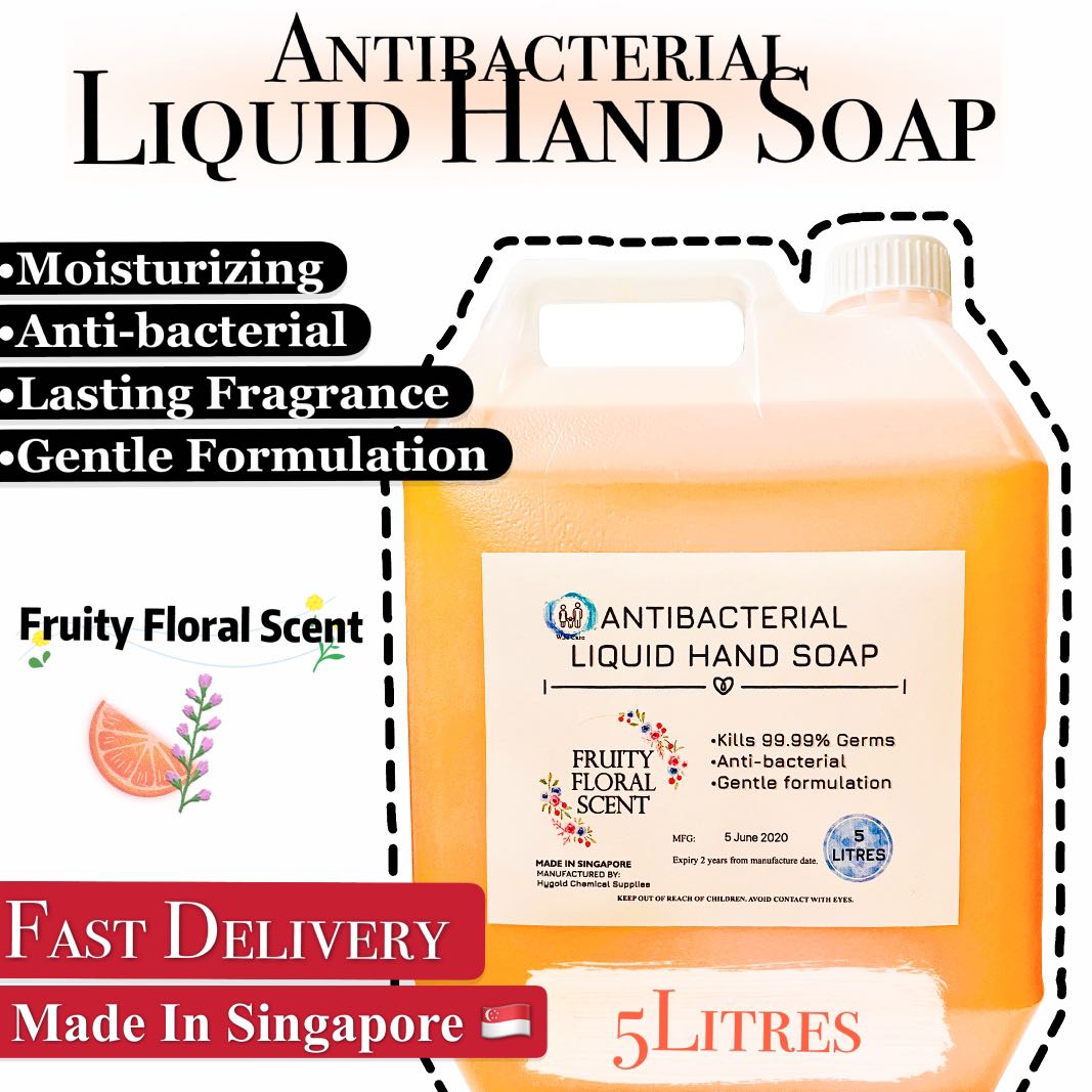 Antibacterial Hand Soap 5L, Beauty & Personal Care, Bath & Body, Body ...