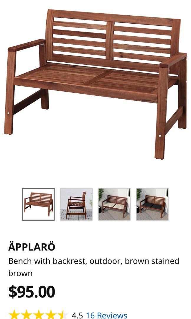 Applaro Ikea Bench, Furniture & Home Living, Furniture, Chairs on Carousell