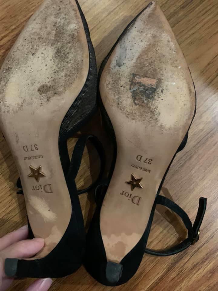 Auth Christian Dior kitten slingback heels, Women's Fashion, Footwear ...