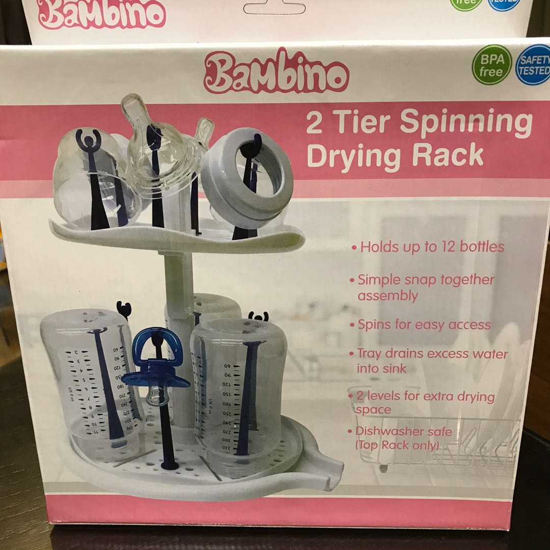 Bambino 2 Tier Spinning Drying Rack, Babies & Kids, Nursing & Feeding ...