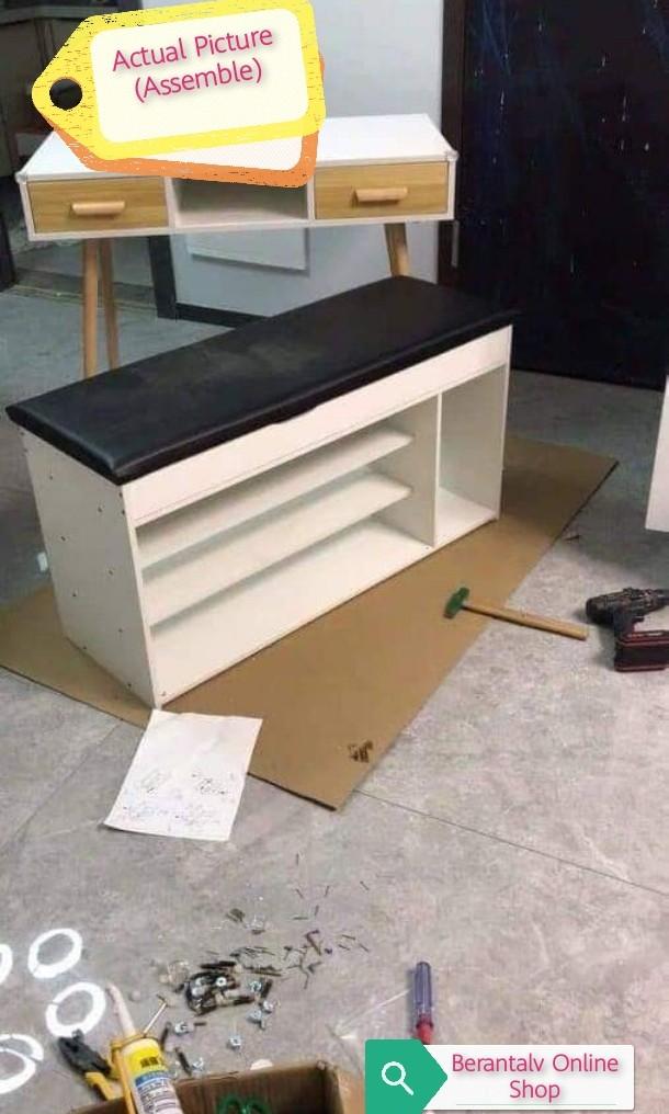 BENCH-Chair Storage (Corner Chair w/ Storage, Furniture & Home Living ...