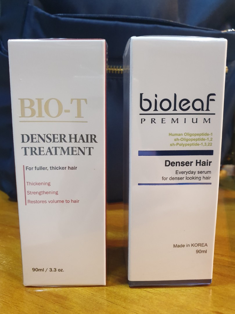 BIO-T & BIOLEAF HAIR TREATMENT & SERUM SET, Beauty & Personal Care ...
