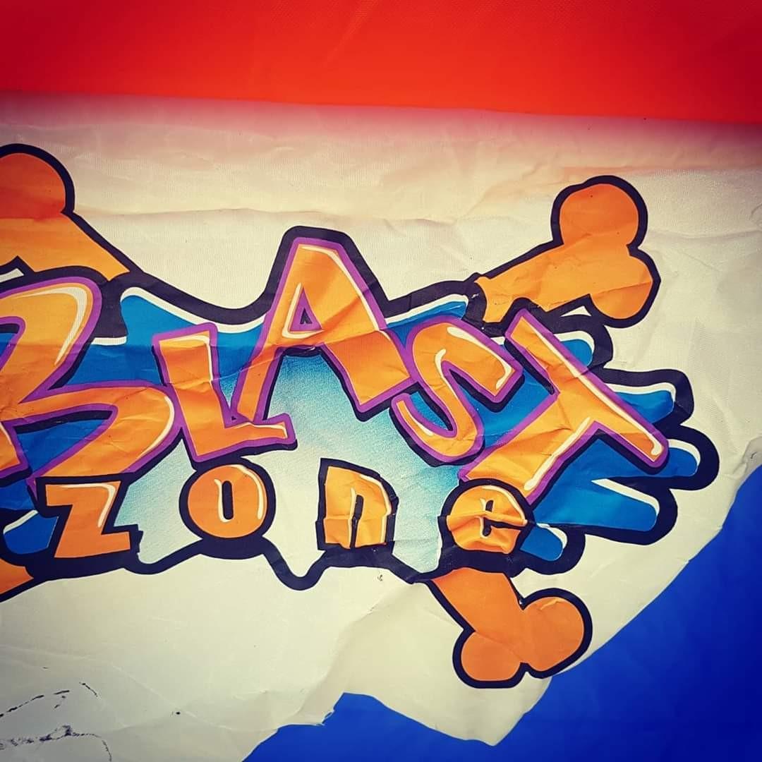 Blast Zone Pirate Bay Inflatable Waterpark with Bouncy House, Hobbies ...