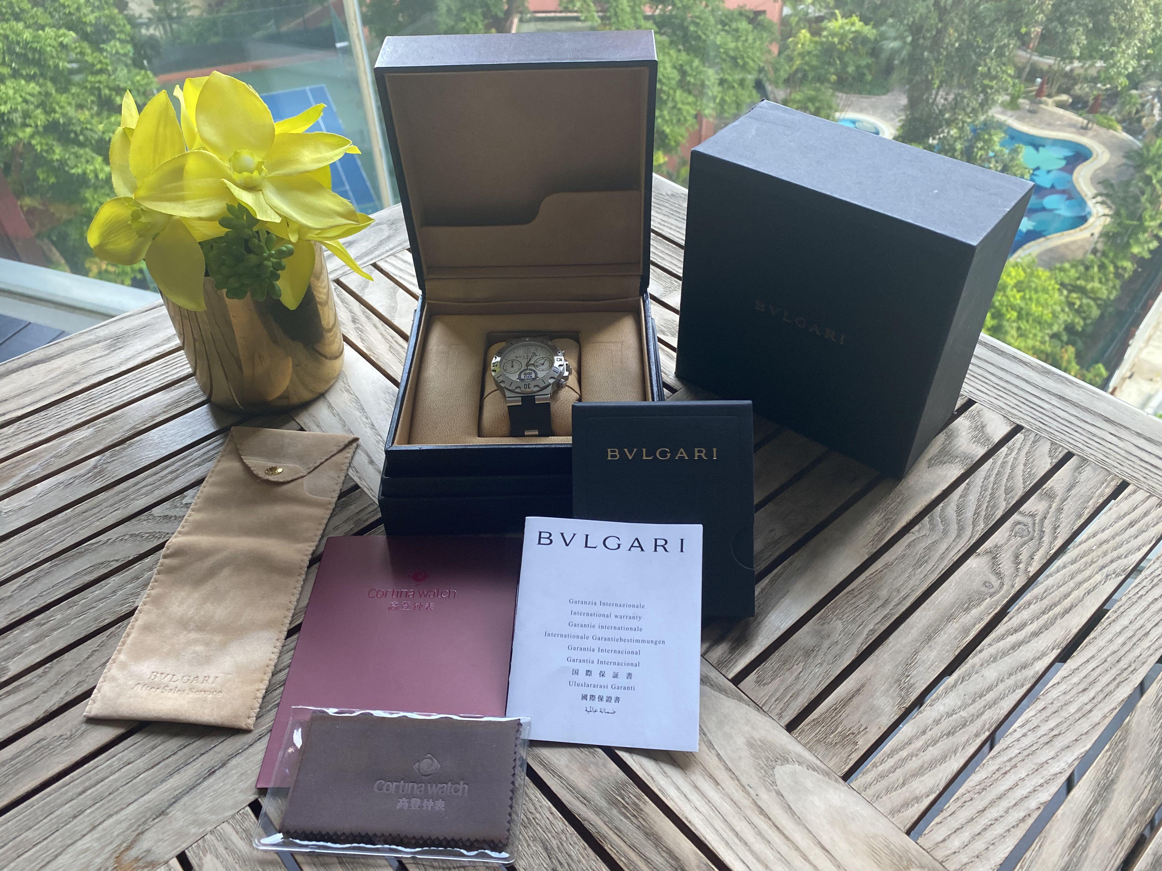 REDUCED!! Bulgari Bvlgari Limited Edition FIFA 38mm Diagano Scuba Diver ...
