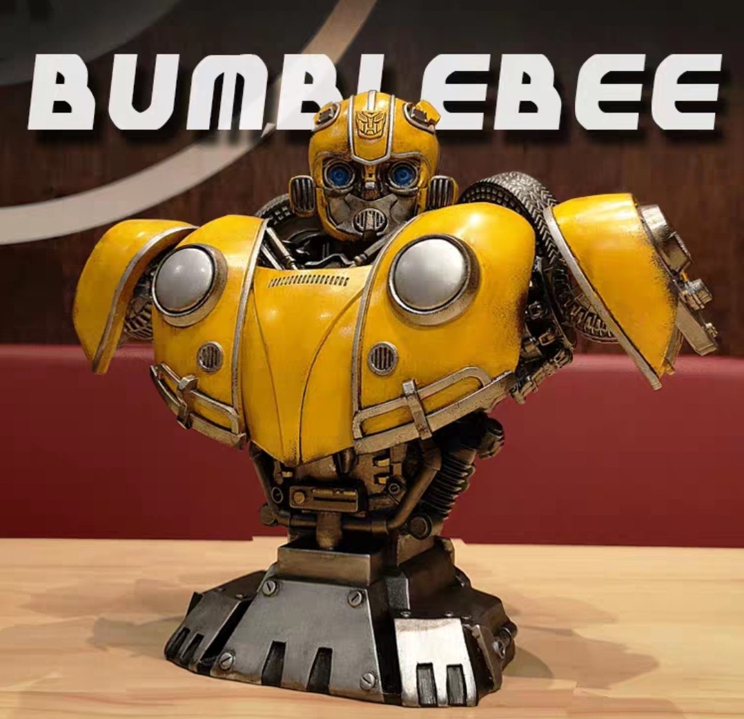Bumblebee Bust Statue, Hobbies & Toys, Toys & Games on Carousell