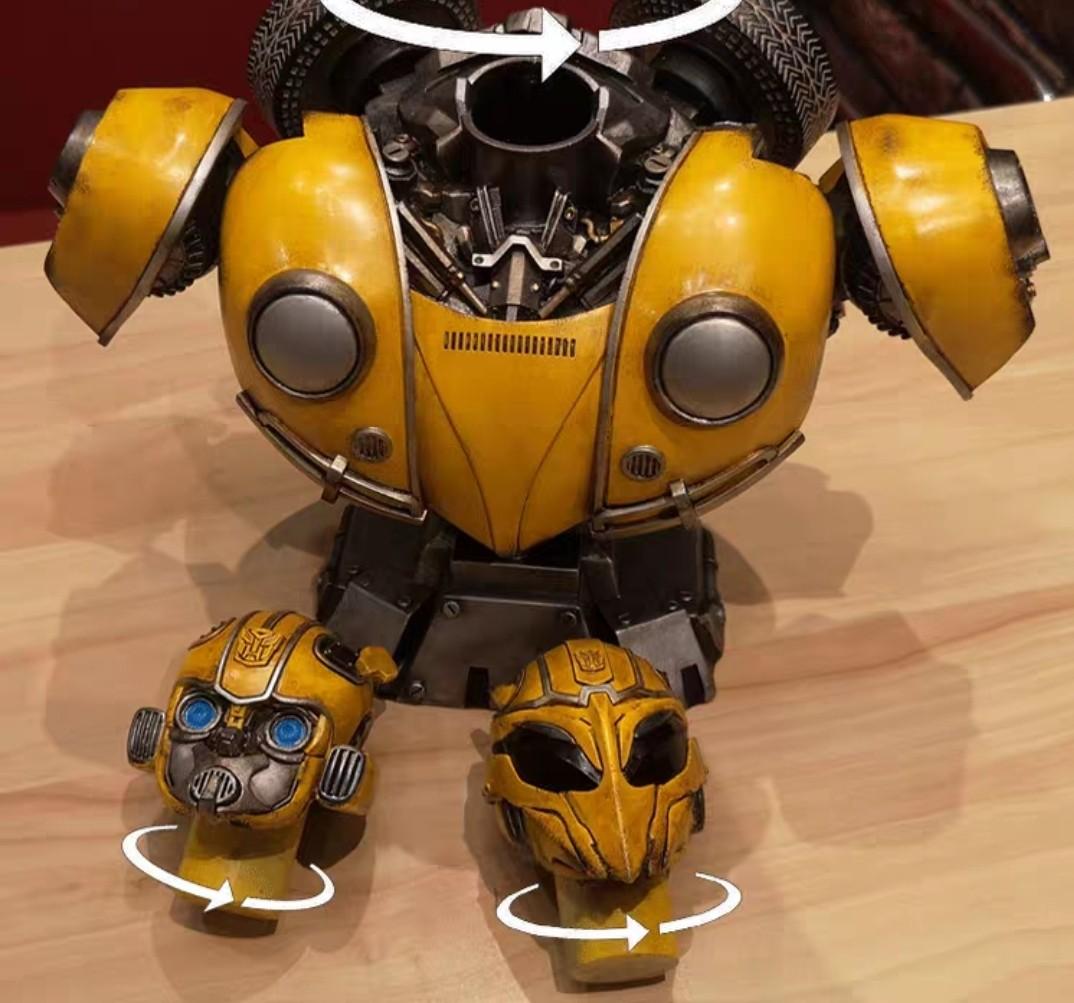 Bumblebee Bust Statue, Hobbies & Toys, Toys & Games on Carousell