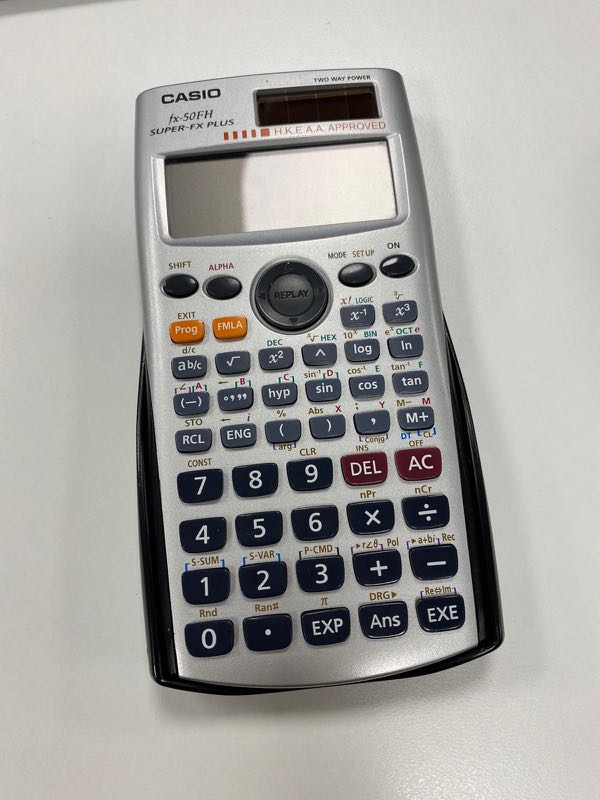 Casio FX-50FH計算機, 興趣及遊戲, 手作＆自家設計, 文具 - Carousell