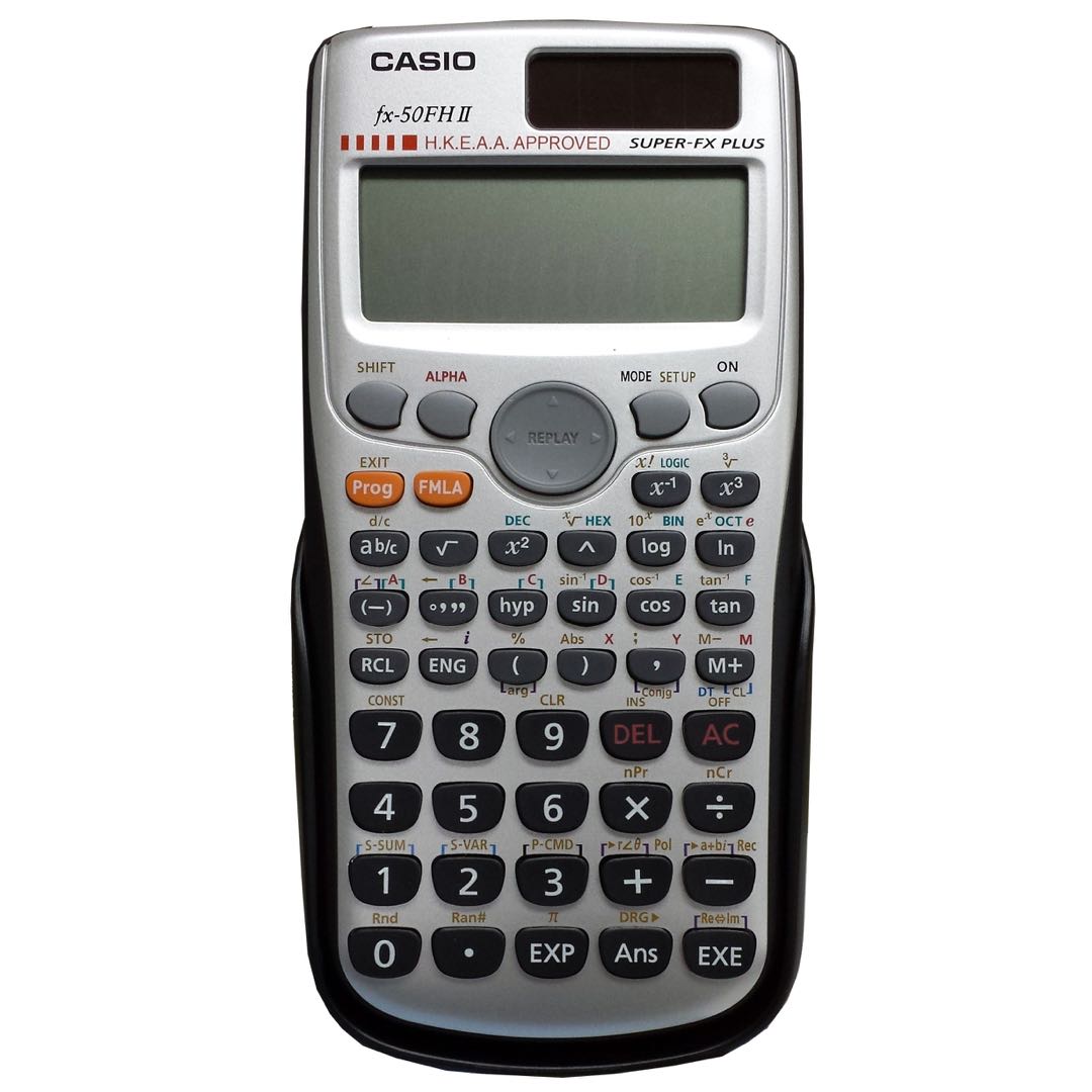 Casio fx-50FH II計數機 二手, 興趣及遊戲, 手作＆自家設計, 文具 - Carousell