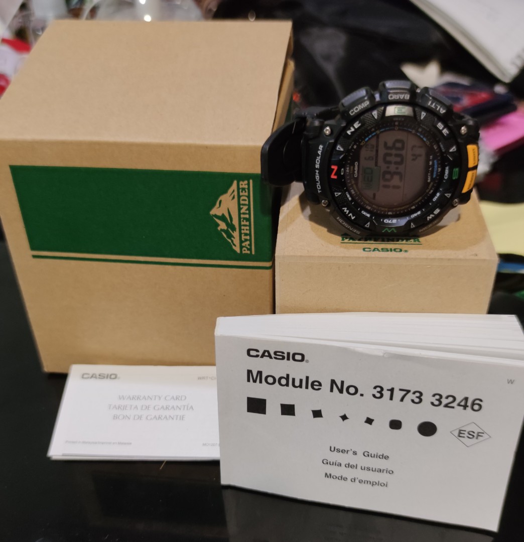 Casio pathfinder (protrek), Men's Fashion, Watches on Carousell