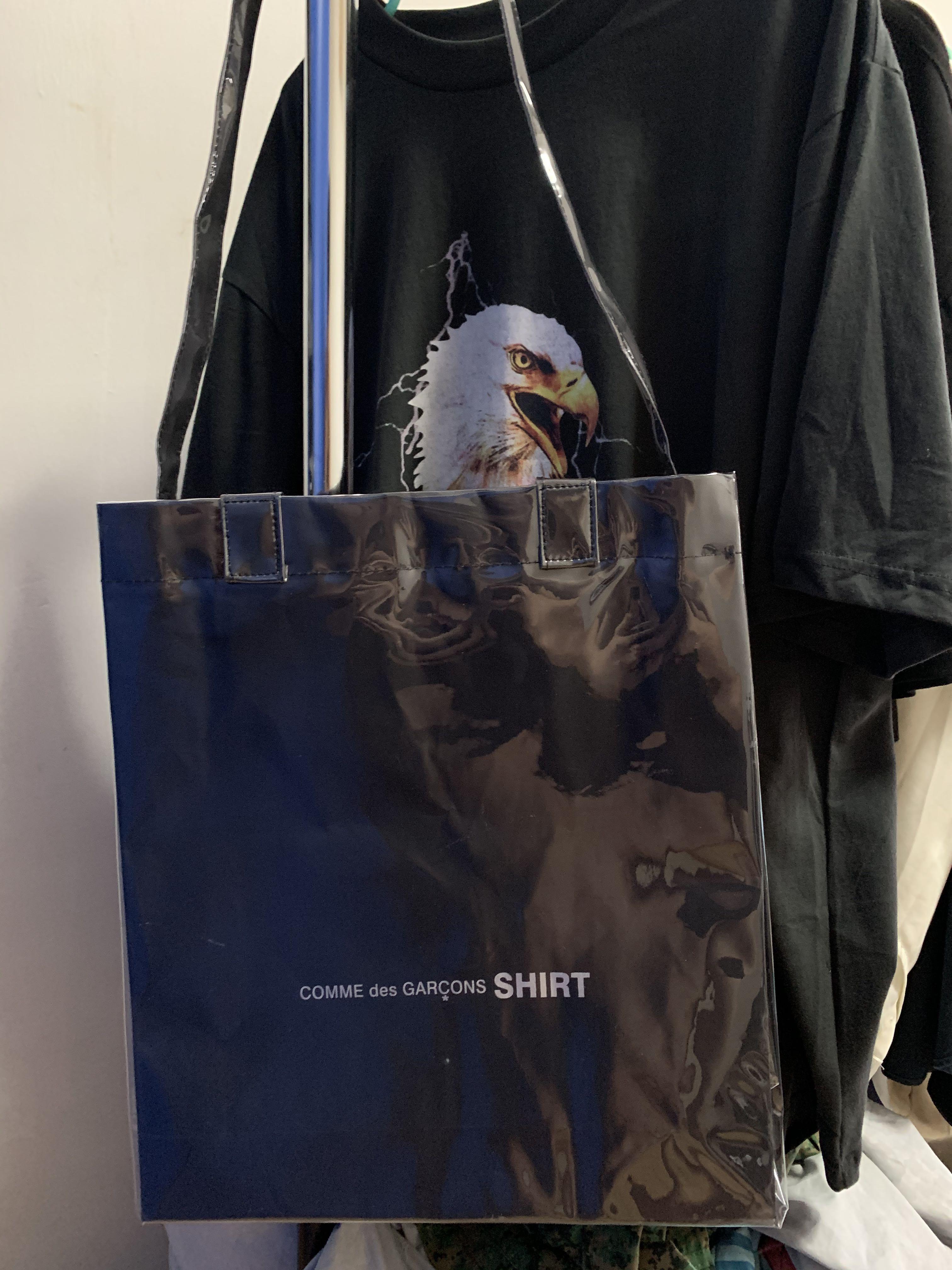 CDG PVC Tote bag, Women's Fashion, Bags & Wallets, Cross-body Bags on ...