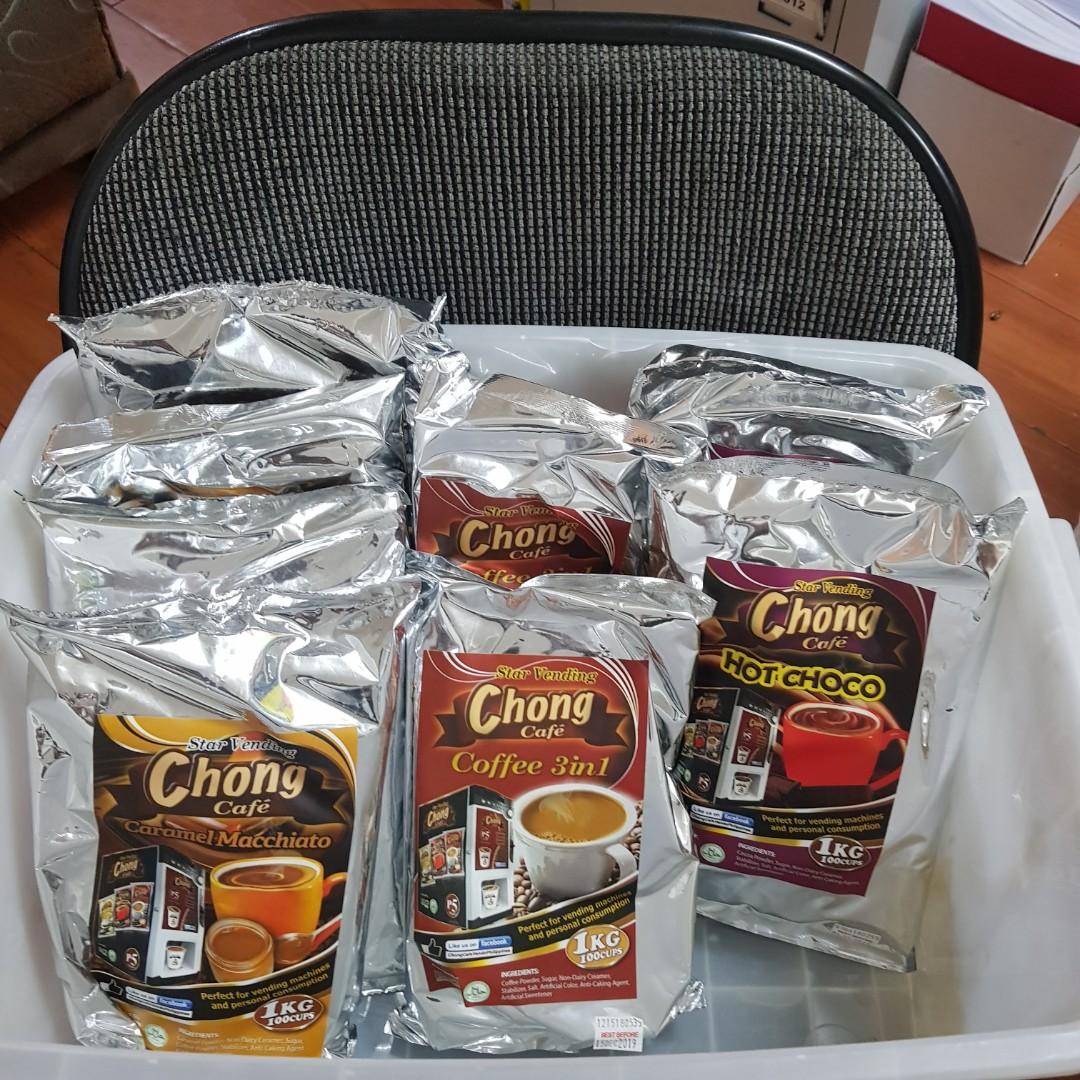 Chong Coffee Vending Machine, Food & Drinks, Beverages on Carousell