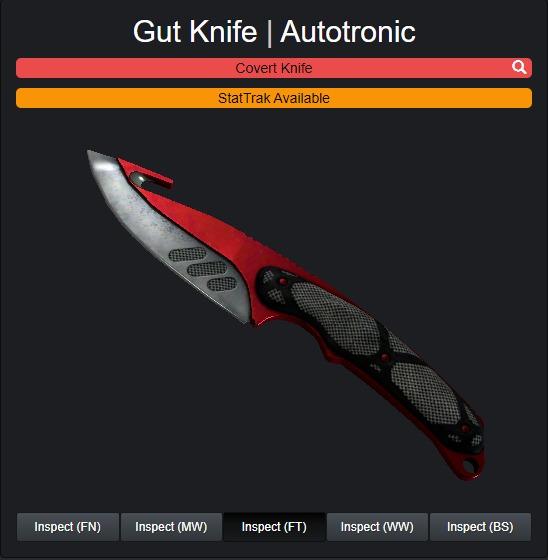CSGO Gut Knife Autotronic Field Tested, Video Gaming, Gaming ... CSGO Gut Knife Autotronic Field Tested, Video Gaming, Gaming ...