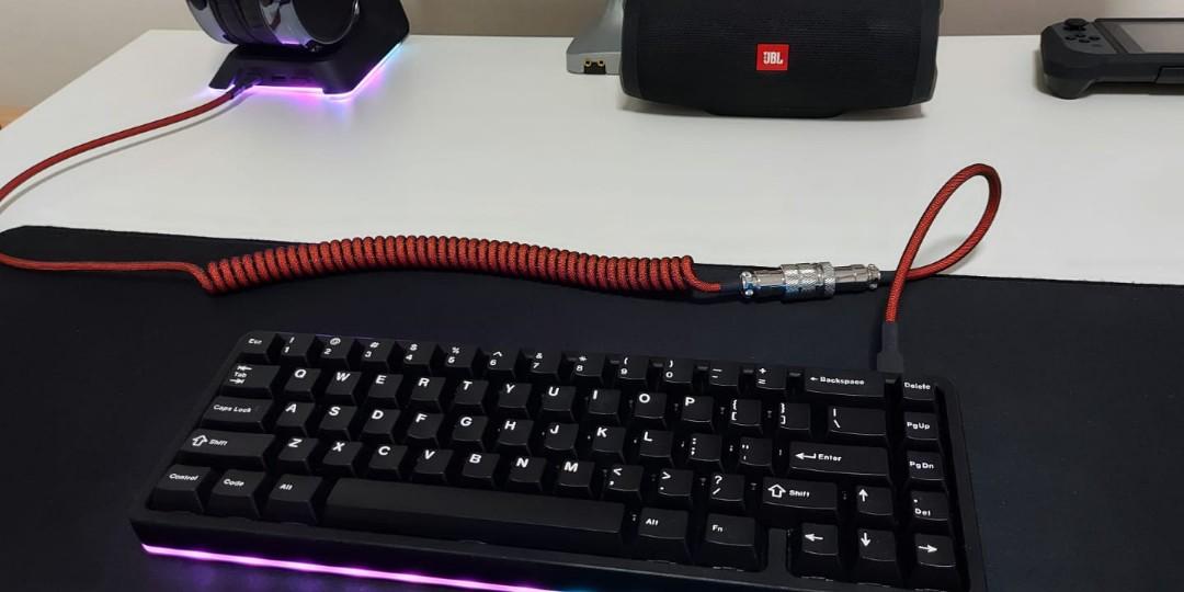 Custom USB Cable for Mechanical Keyboard (w/ Chrome Aviator), Computers ...