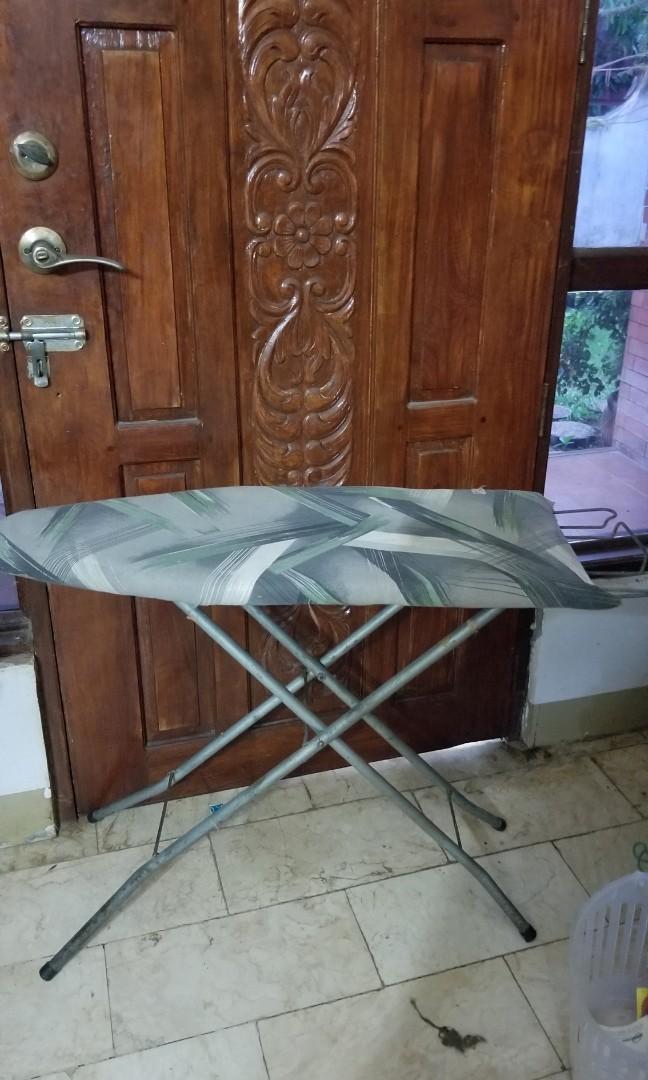 Folding metal iron stand, Furniture & Home Living, Home Improvement ...