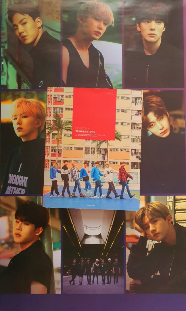 [FREE POSTER] MONSTA X First Photo Book: TEMPERATURE, Hobbies & Toys ...
