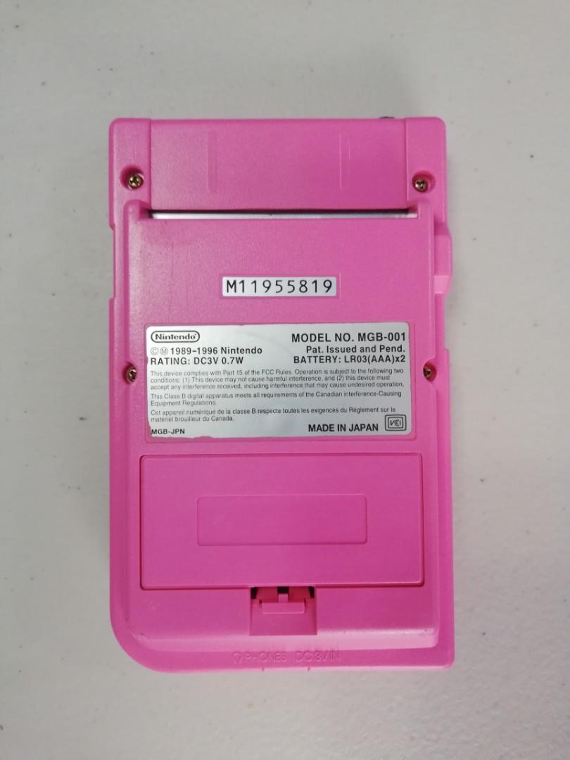 Gameboy Pocket Pink, Video Gaming, Video Game Consoles, Others on Carousell