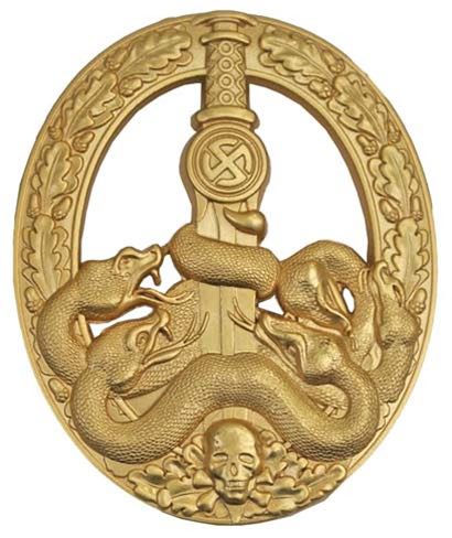 German Army Wehrmacht Medal Badge Bandit Action Soviet Tank Partisan ...