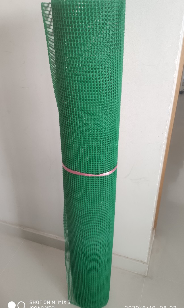 Green PVC mesh, Pet Supplies, Homes & Other Pet Accessories on Carousell