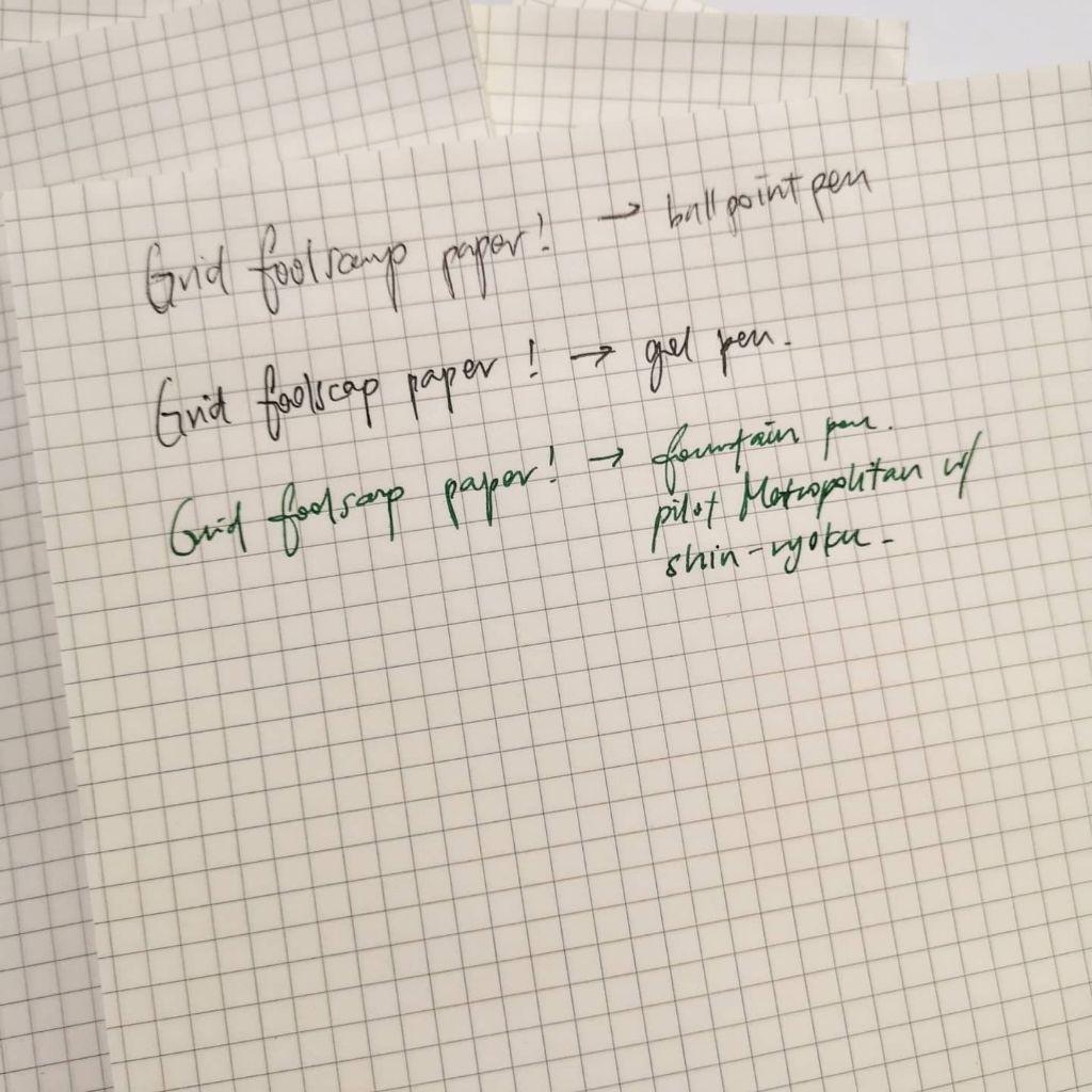 grid foolscap paper 80 sheets 70gsm, Hobbies & Toys, Stationery & Craft ...