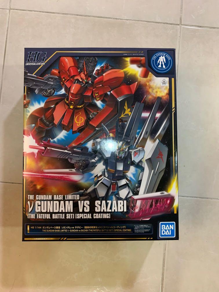 Gundun Base Limited - V Gundam VS Sazabi, Hobbies & Toys, Toys & Games ...