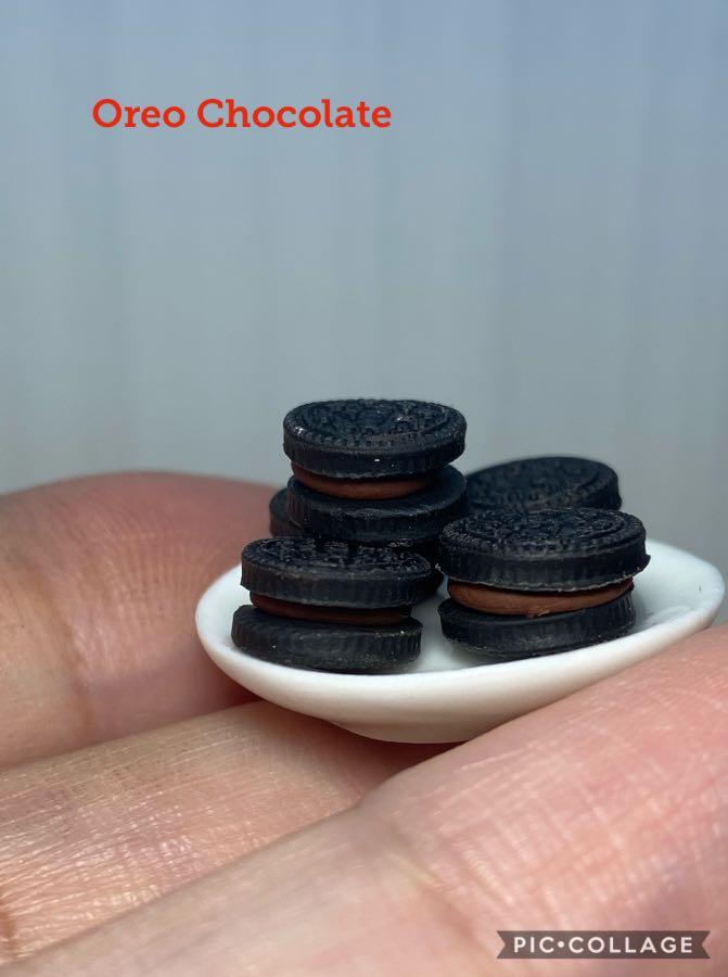 Handmade Miniature Oreo Cookies, 10 different flavours, Clay, Oreo ...