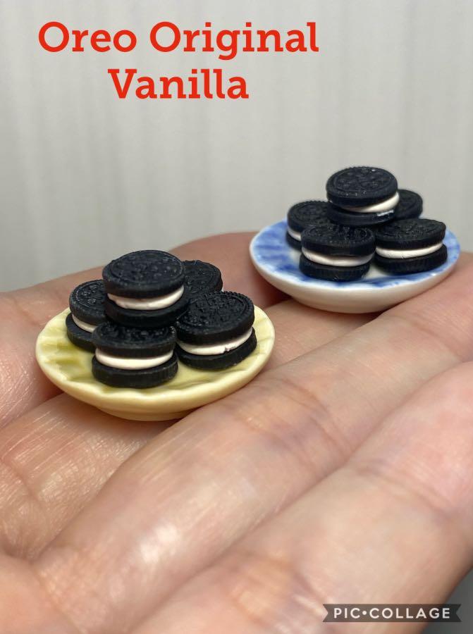 Handmade Miniature Oreo Cookies, 10 different flavours, Clay, Oreo ...