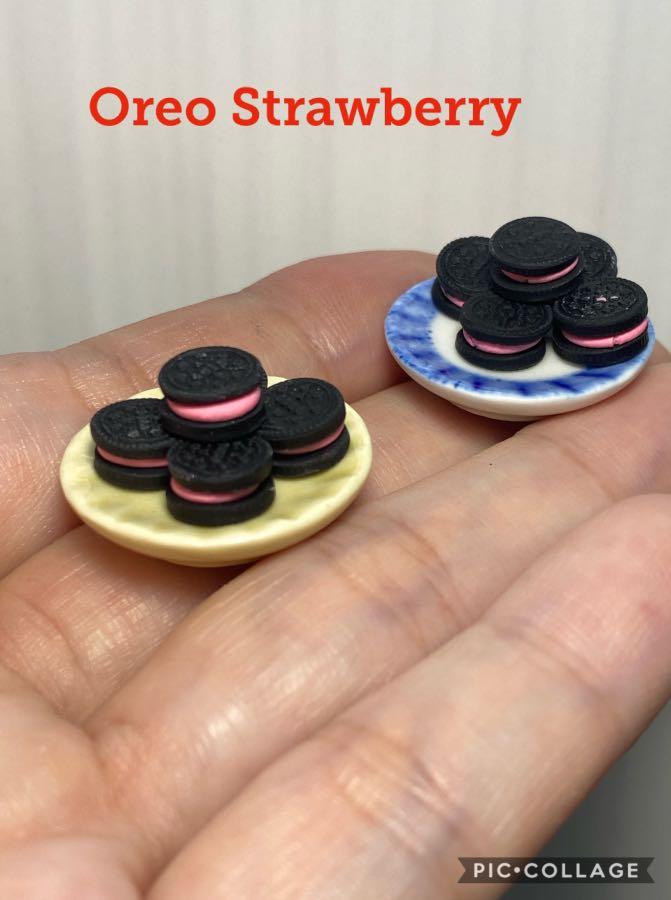 Handmade Miniature Oreo Cookies, 10 different flavours, Clay, Oreo ...