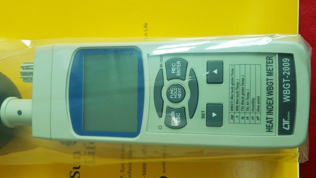 Heat Index, Heat Stress, WBGT Meter, Wet-Bulb Globe Temperature Meter ...