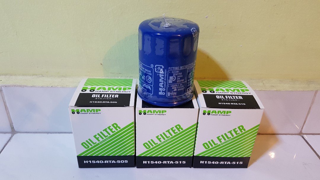 Honda OEM Oil Filters (Hamp), Car Accessories, Accessories on Carousell