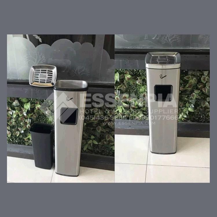 Hotel Lobby Trash Can Waste Bin Stainless Steel Trash Can Hotel Lobby ...