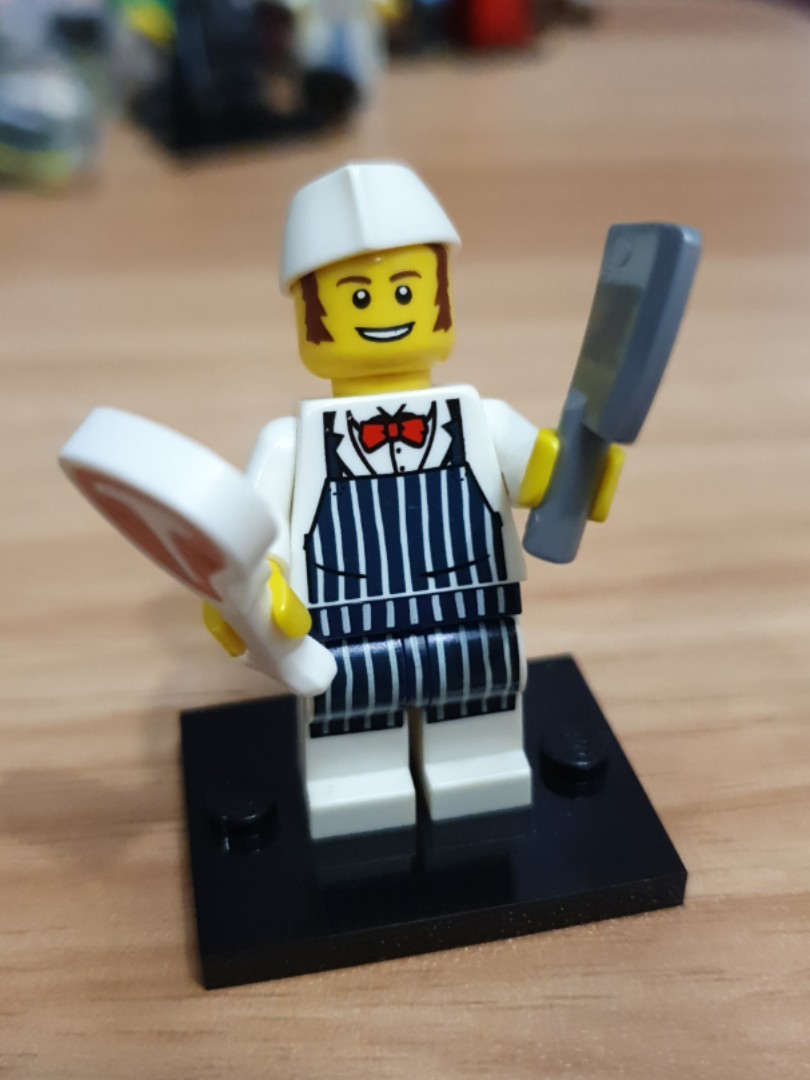 Lego Minifigure butcher, Hobbies & Toys, Toys & Games on Carousell