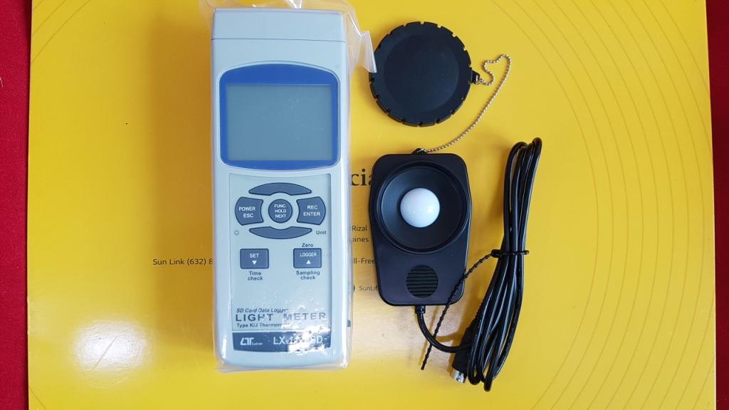 Light Meter, Datalogger, Illumination Recorder, Lux Meter, Lutron, LX-1128SD, Commercial ...