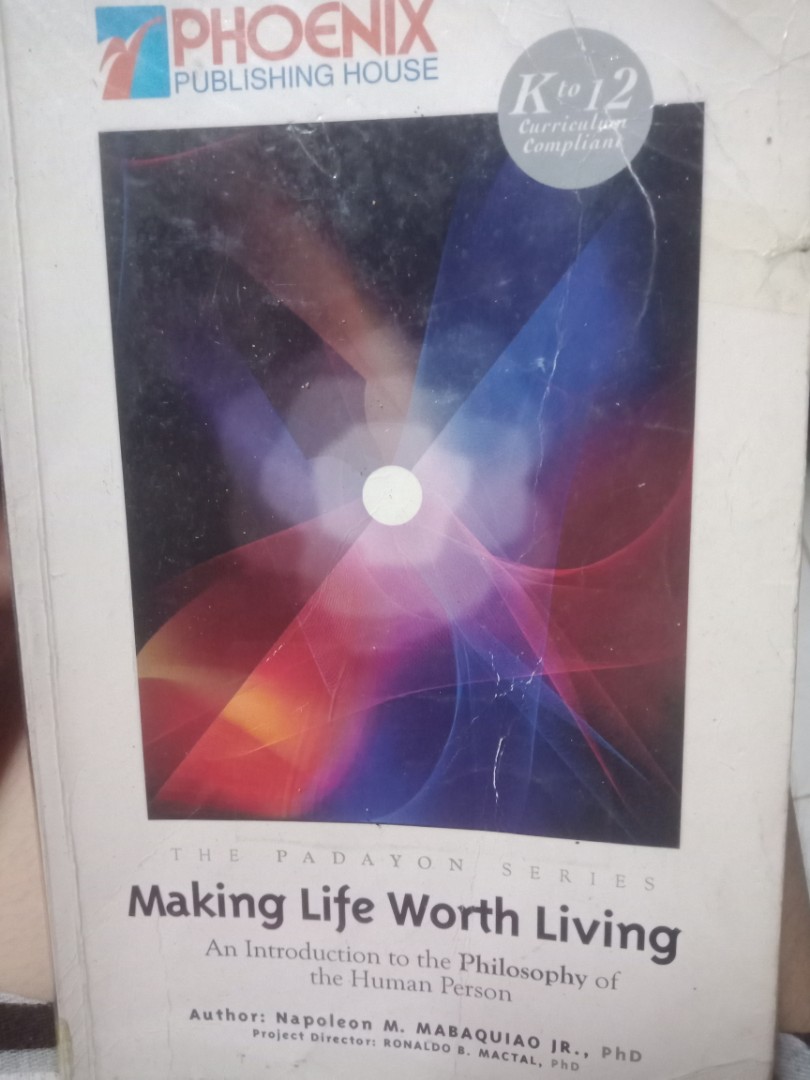 Making Life Worth Living (Philosophy Book)- Phoenix Publishing, Hobbies & Toys, Books ...