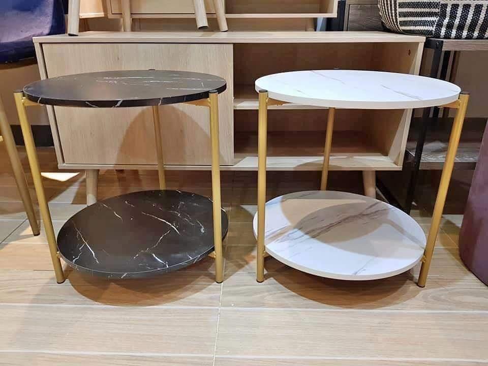 Marble Tray Side Table (Black only), Furniture & Home Living, Furniture ...