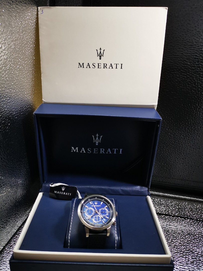 Maserati Men Watch, Men's Fashion, Watches on Carousell