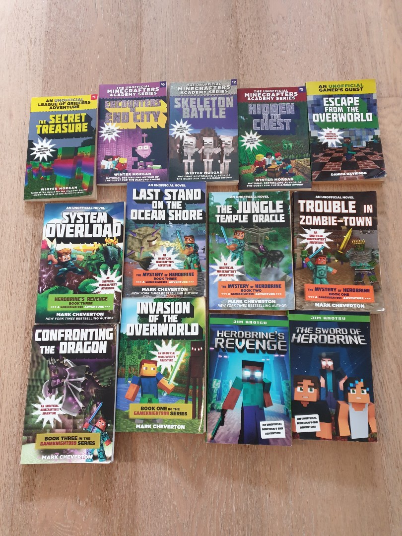 Minecraft Novel Books for Children, Hobbies & Toys, Books & Magazines ...