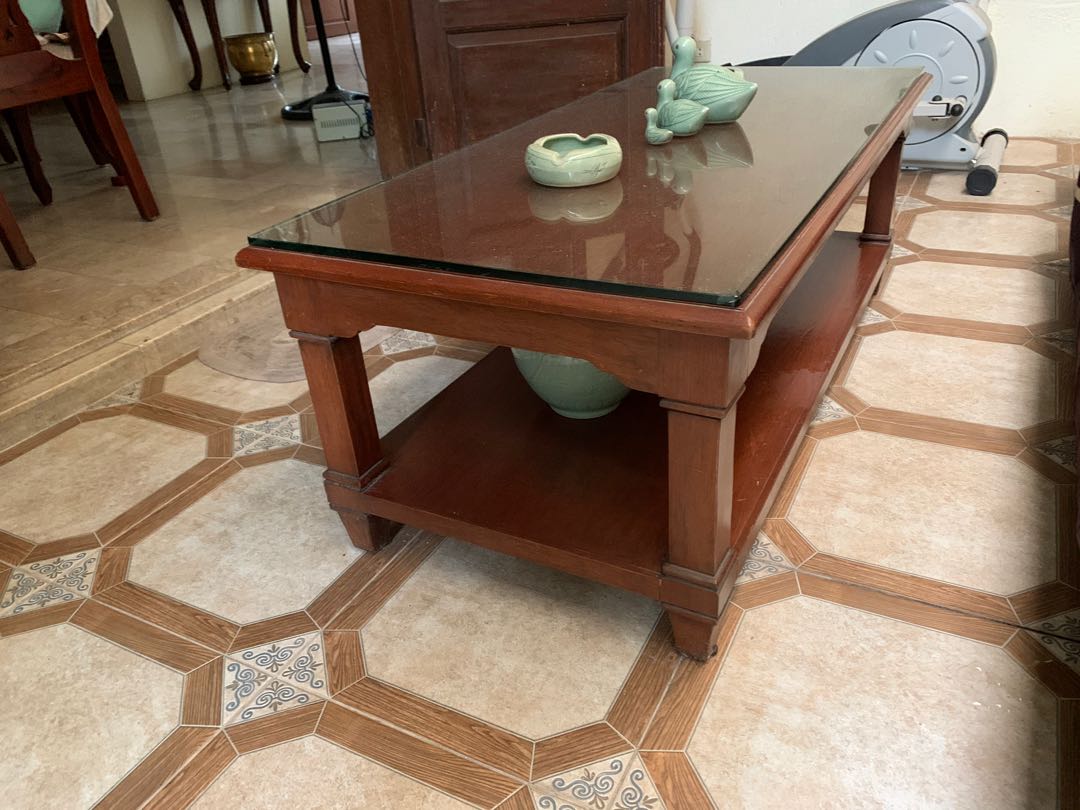 Narra Center Table (Rush Sale), Furniture & Home Living, Furniture ...