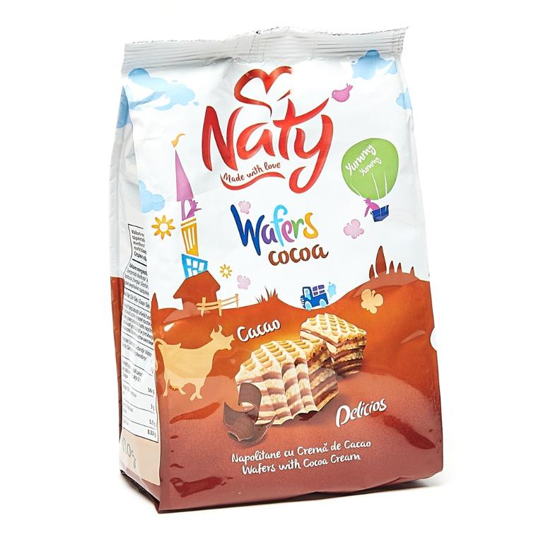 Naty Cocoa Wafers 180g, Food & Drinks, Packaged & Instant Food on Carousell