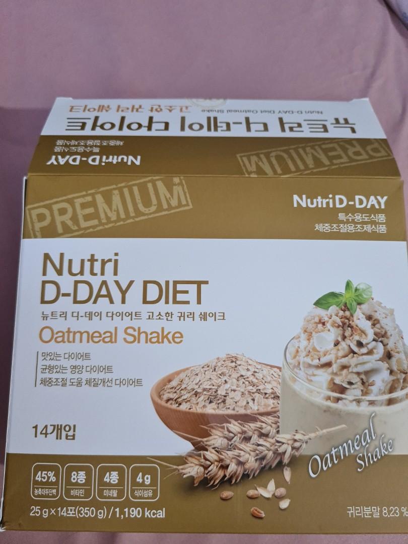 Nutri D-Day Diet Shake (Oatmeal), Health & Nutrition, Health ...
