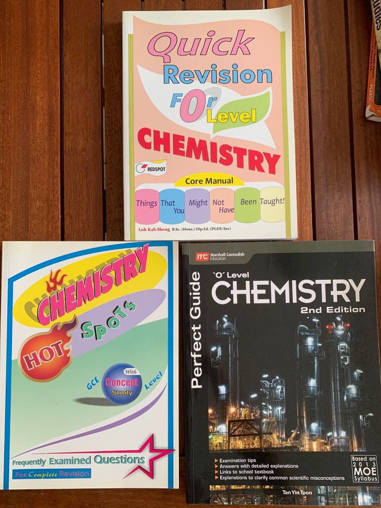O Level Chemistry Guide and Assessment Books, Hobbies & Toys, Books ...