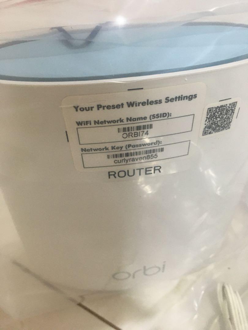 ORBI RBR20 Router & RBS20 Satellite, Computers & Tech, Parts ...
