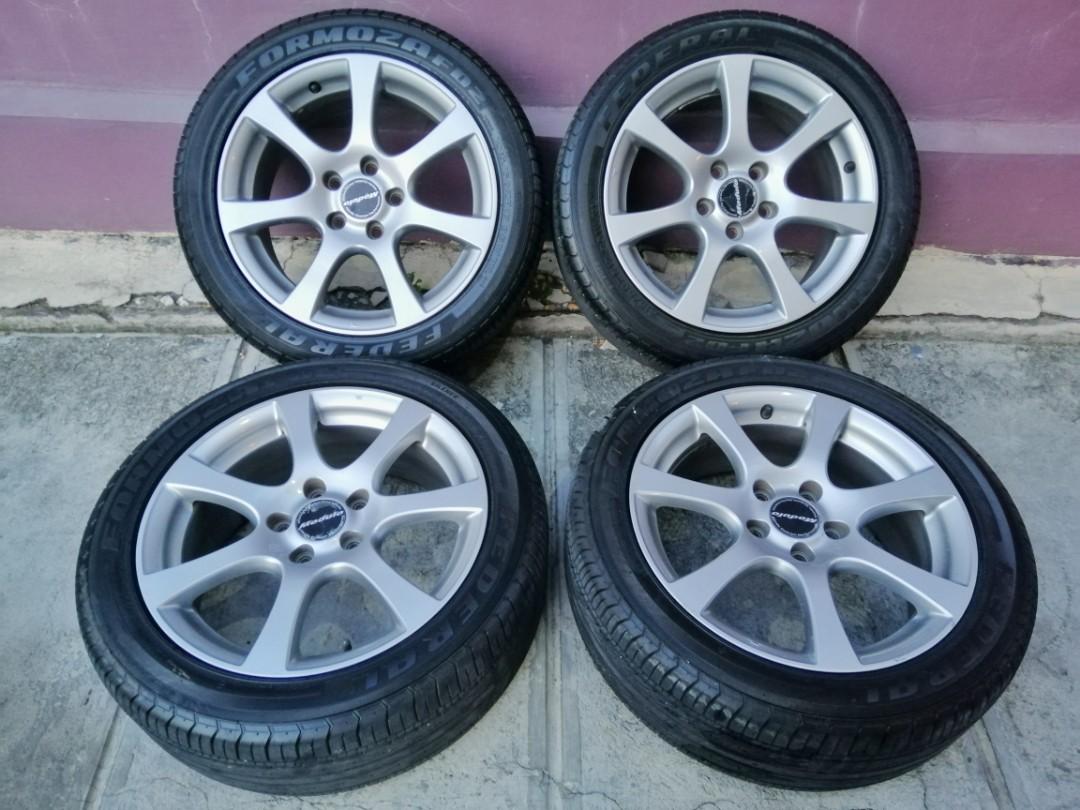 Orig Modulo mags, Car Parts & Accessories, Mags and Tires on Carousell