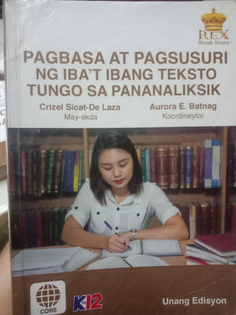 Pagbasa at Pagsusuri ng iba't ibang Teksto tungo sa Pananaliksik ...