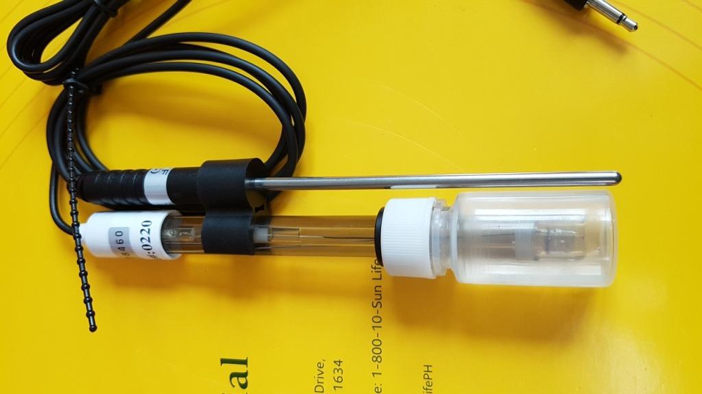 pH Electrode, pH Probe with Temperature, Automatic Temperature ...