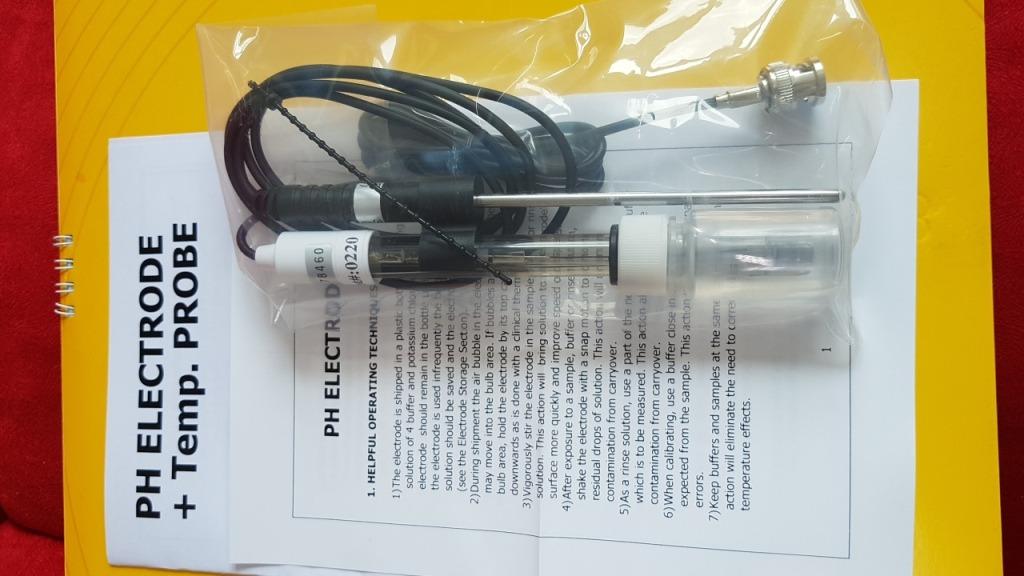 pH Electrode, pH Probe with Temperature, Automatic Temperature ...