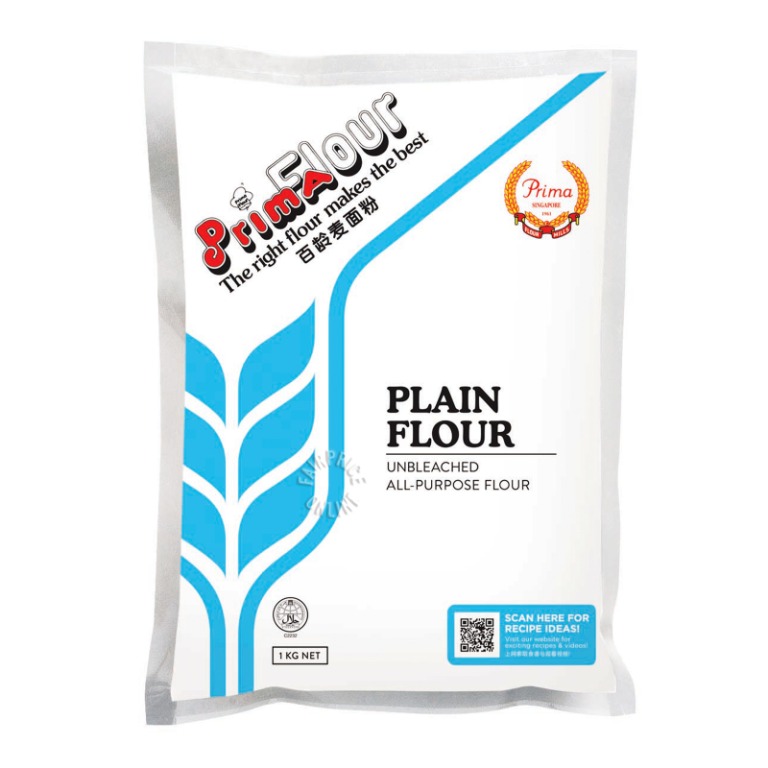 Prima Plain Flour 1kg, Food & Drinks, Packaged & Instant Food on Carousell