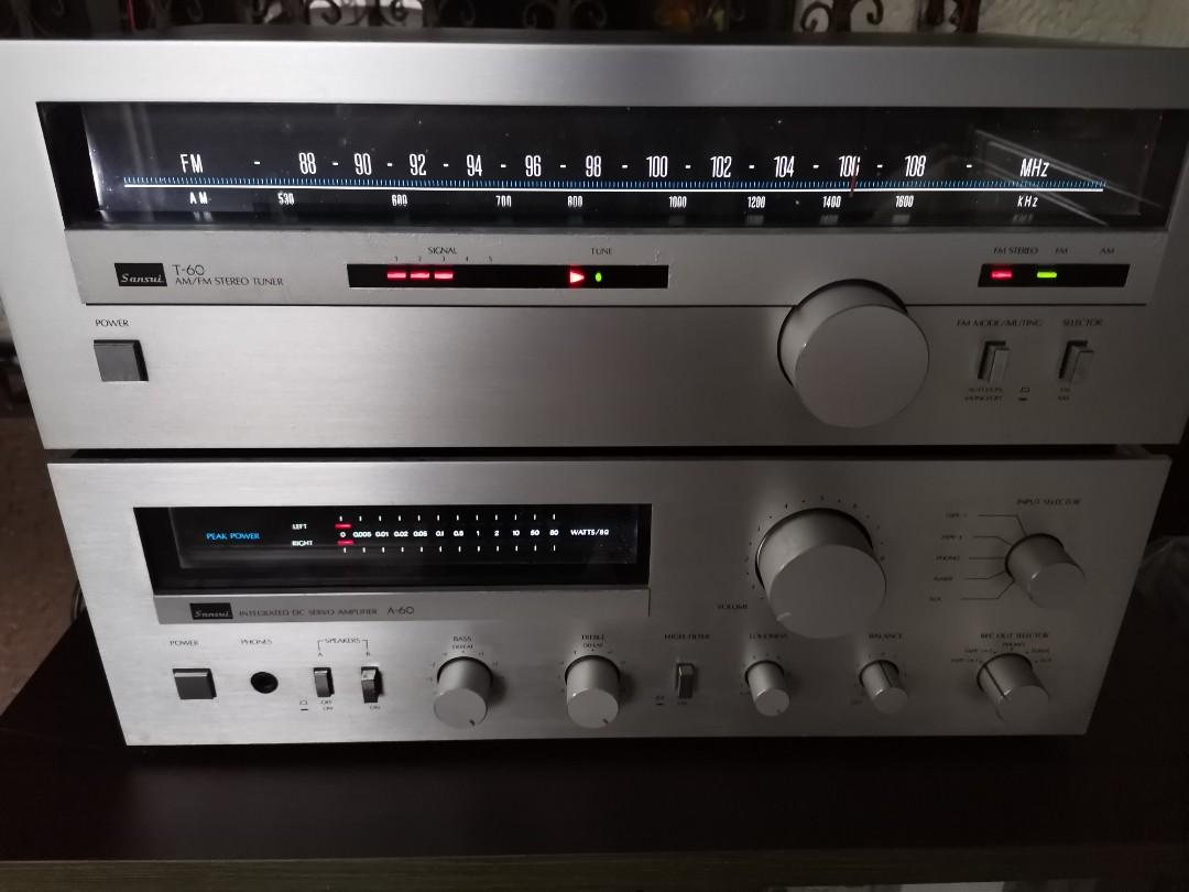 Sansui A60 amplifier T60 Tuner, Audio, Soundbars, Speakers & Amplifiers ...